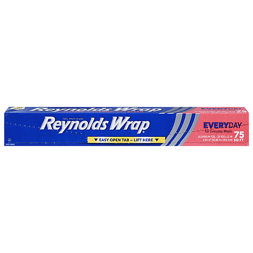 Reynolds Wrap Aluminum Foil 75 sq ft package | Bags & Wraps | DeCA