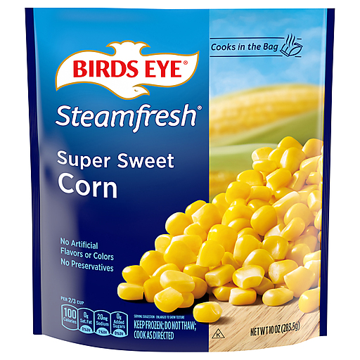 Birds Eye Steamfresh Corn Super Sweet 10 oz bag | Frozen Vegetables | DeCA