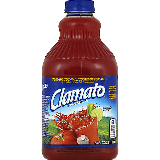 Clamato Tomato Cocktail 64 fl oz bottle | Tomato & Vegetable Juice | DeCA