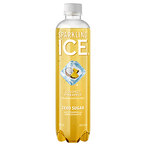 Sparkling Ice Zero Sugar Coconut Pineapple Naturally Flavored Sparkling ...