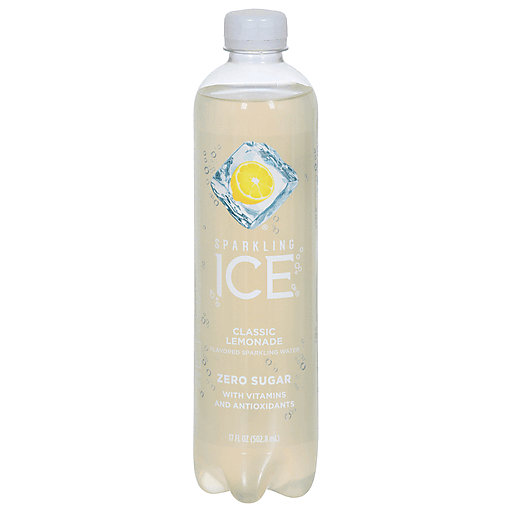 Sparkling Ice Zero Sugar Classic Lemonade Naturally Flavored Sparkling Water 17 fl oz bottle ...