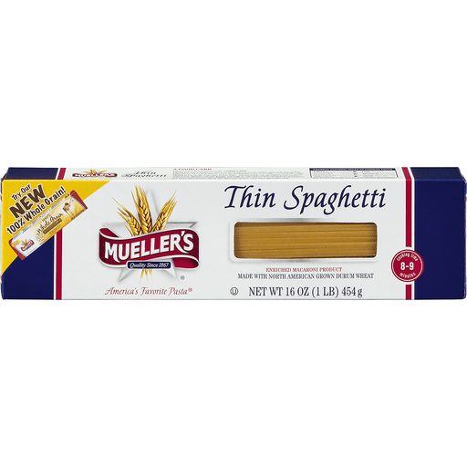 Mueller's Thin Spaghetti Pasta 16 oz box | Pasta & Pasta Sauce | DeCA