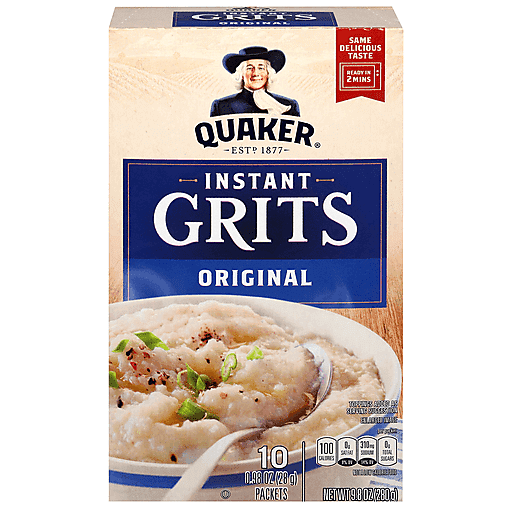 Quaker Instant Grits Original, 10 ct | Oatmeal & Hot Cereal | DeCA
