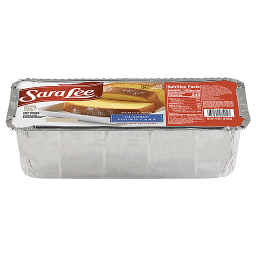 Sara Lee Family Size All Butter Pound Cake 16 oz package | Cakes ...