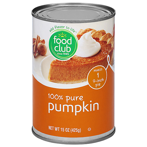 Food Club Pumpkin, 100% Pure 15 oz | Shop | DeCA