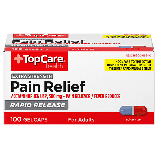 PAIN RLF EX STR 500MG RR GELCAP | First Aid | DeCA