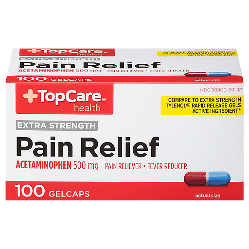 PAIN RLF EX STR 500MG RR GELCAP | First Aid | DeCA