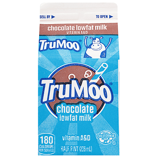 OAK FARMS TRU MOO CHOCOLATE MILK 8 FL OZ CARTON | Flavored Milk | DeCA