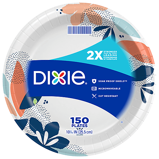 Dixie Paper Plates 150 ct pack | Plates, Bowls & Cups | DeCA