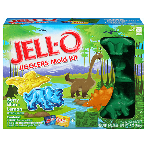 Jell-O Mold Kit, Jigglers, Berry Blue Lemon 2 ea | Shop | DeCA
