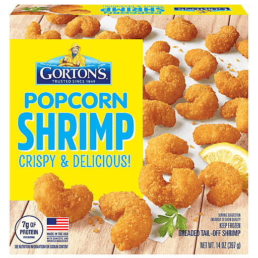 Gorton's Popcorn Shrimp 14 oz box | Shrimp | DeCA