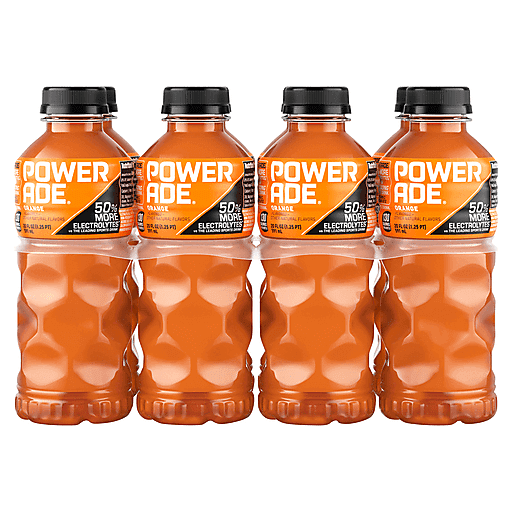 Powerade B Vitamins Orange Sports Drink 20 fl oz bottle 8 pack | Sports ...