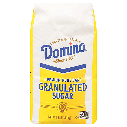 Domino Premium Granulated Cane Sugar 4 lb bag | Sugar & Sugar ...