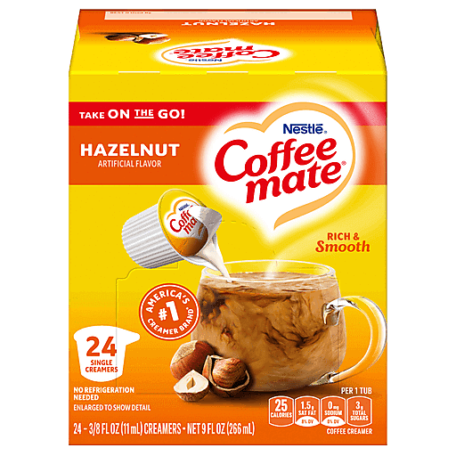 Nestle Coffee Mate Hazelnut Coffee Creamer 9 fl oz box | Shelf Stable ...