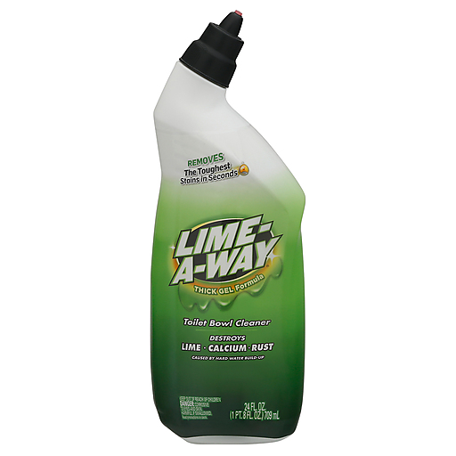 Lime A Way Toilet Bowl Cleaner, Thick Gel Formula 24 fl oz | Shop | DeCA
