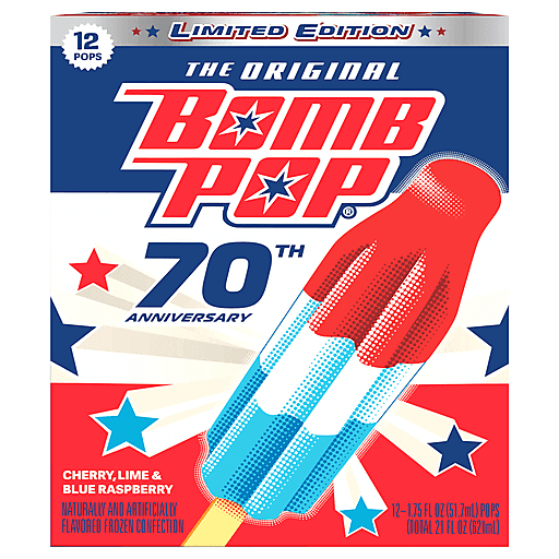 Original Bomb Pop 21 fl oz box | Bars & Freezer Pops | DeCA