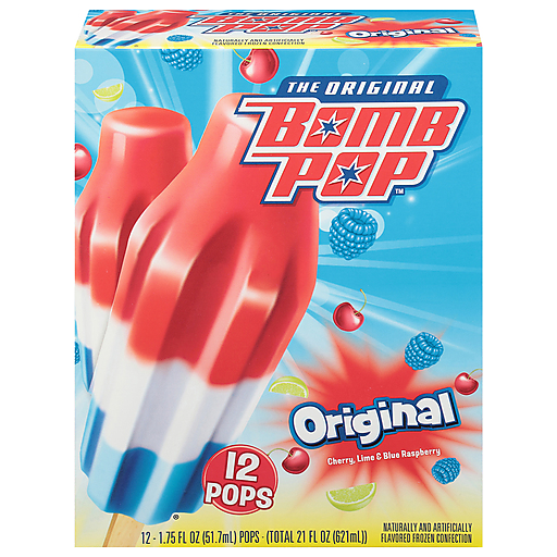 Original Bomb Pop 21 fl oz box | Bars & Freezer Pops | DeCA