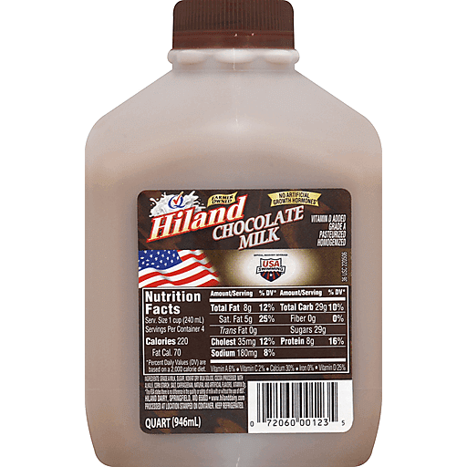 Hiland Chocolate Milk 32 fl oz jug | Flavored Milk | DeCA