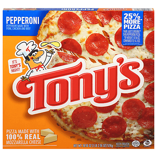 Tonny's Pizzeria Style Crust Pepperoni Pizza 18.56 oz box | Multi-serve ...