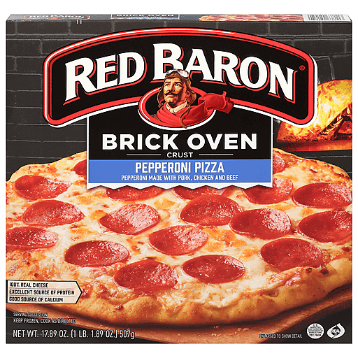 Red Baron Frozen Brick Oven Crust Pepperoni Pizza 17.89 oz box | Multi ...