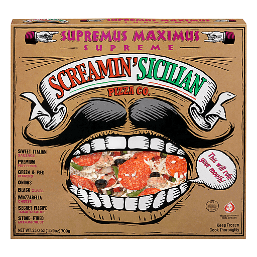 Screamin' Sicilian Supremus Maximus Supreme Pizza 25 oz box | Multi ...