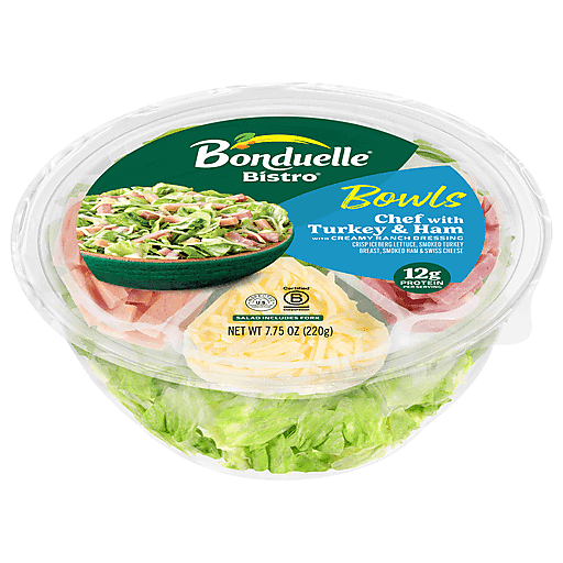 Ready Pac Bistro Chef Salad 7.75 oz package | Bagged & Prepared Salads ...