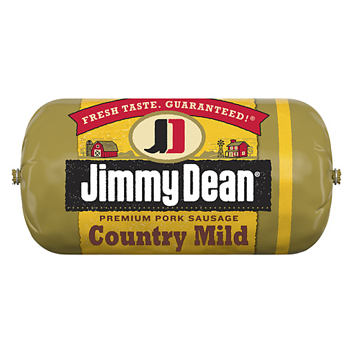 Jimmy Dean Premium Pork Country Mild Sausage Roll 16 oz package | Bacon ...
