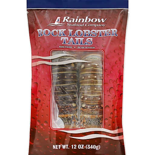 Rainbow Seafood Lobster Tails 12 oz trai in wrap | Shellfish | DeCA