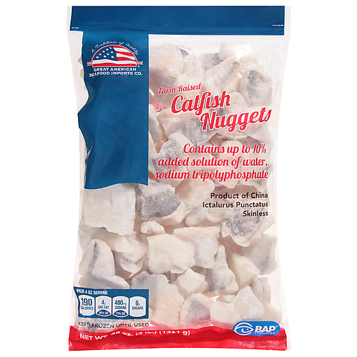 Great American Seafood Frozen Catfish Nuggets 3 lb bag | Filets | DeCA