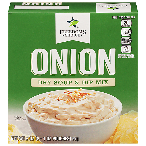 Freedom's Choice Onion Dry Soup Mix 2 oz box | Soup Mix | DeCA
