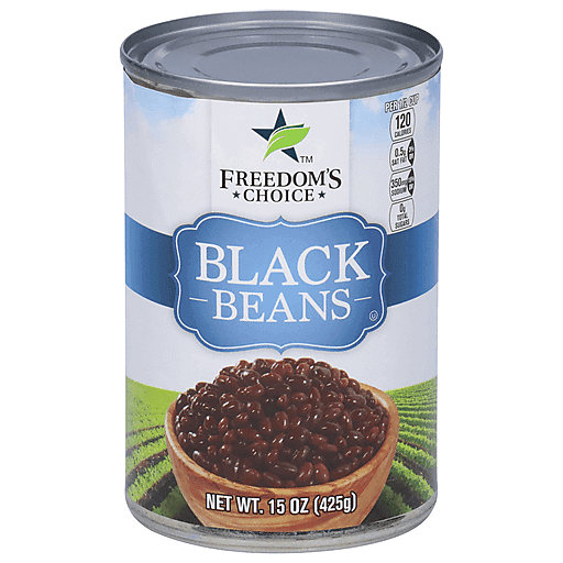 Freedom's Choice Black Beans 15 oz can | Beans | DeCA