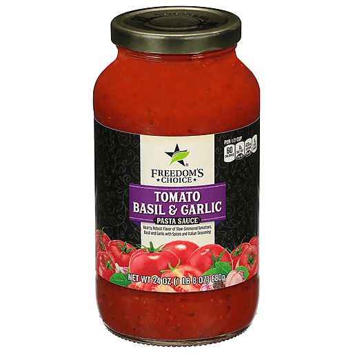 Freedom's Choice Basil Garlic Tomato Pasta Sauce | Pasta & Pasta Sauce ...