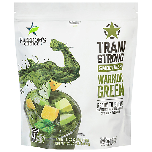 Freedom's Choice Warrior Green Single Serve Smoothie 4 ct | Frozen ...