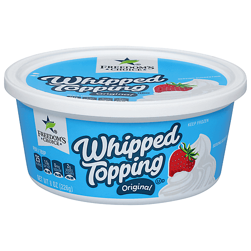 Freedom's Choice Original Whipped Topping 8 oz | Topping | DeCA