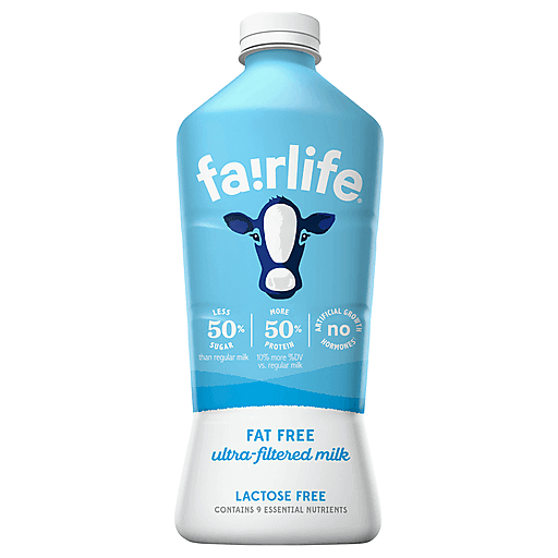 Fairlife 0% Low Fat Ultra-Filtered Milk 52 fl oz jug | Milk ...