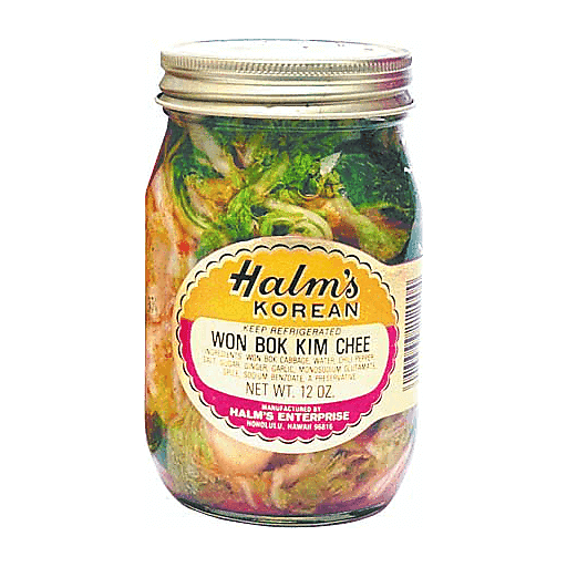 Halm's Korean Oriental Won Bok Kimchi 12 oz jar | Vegetables | DeCA