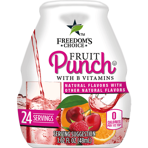 Freedoms Choice Fruit Punch Water Enhancer 1.62 FL | Water Enchancers ...