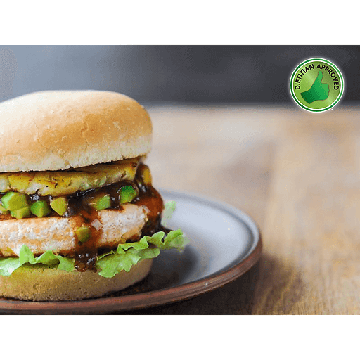 Grilled Salmon Burger with a Sweet Tang | DeCA